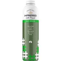 Impressed Cold Pressed Juice Easy Greens 1l | Woolworths