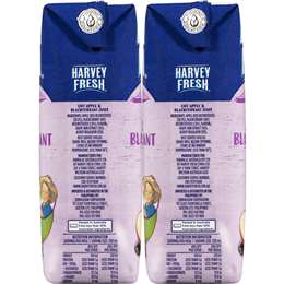 Harvey Fresh Apple & Blackcurrant Juice 250ml X 6 Pack | Woolworths