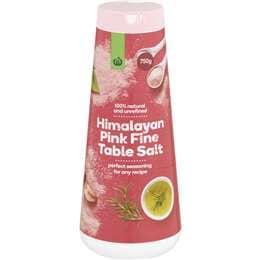 Woolworths Himalayan Pink Fine Table Salt 750g | Woolworths
