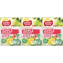 Golden Circle Apple & Mango Juice Poppers No Added Sugar Multipack ...