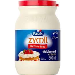 Pauls Zymil Thickened Cream Lactose Free 300ml | Woolworths