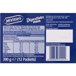 Mcvitie's Digestives Minis Biscuits Multipack 12 Pack | Woolworths