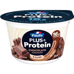 Pauls Plus Protein Chocolate Yoghurt 160g | Woolworths