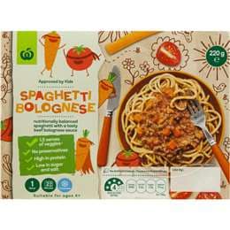 Woolworths Kids Spaghetti Bolognese 220g | Woolworths