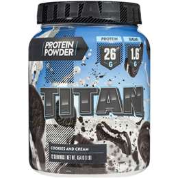 Titan Protein Powder Cookies & Cream 454g | Woolworths