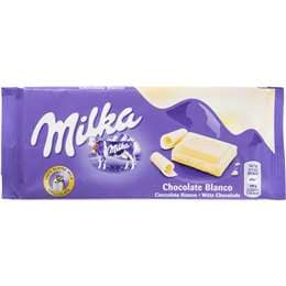 Milka White Chocolate 100g | Woolworths