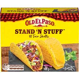 Old El Paso Stand 'n Stuff Taco Shells Taco Shells 10 Pack | Woolworths