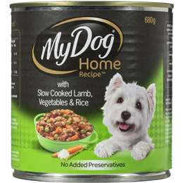 My Dog Adult Dog Food Slow Cooked Lamb Veg & Rice 680g | Woolworths