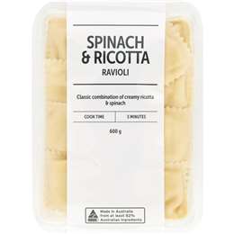 Spinach & Ricotta Ravioli Family Meal 600g | Woolworths
