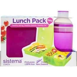 Sistema Lunch Box & Bottle Each | Woolworths