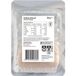 Primo Turkey Breast Sliced 80g | Woolworths