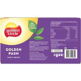 Golden Circle Fruit Drinks Lunch Box Poppers Multipack Golden Pash ...