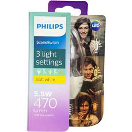 Philips Led Scene Switch Dimmable Small Edison Screw Each | Woolworths