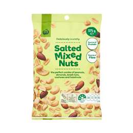Woolworths Salted Mixed Nut 375g | Woolworths