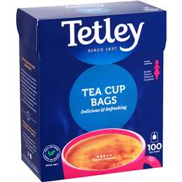 Tetley Tea Bags 100 Pack | Woolworths