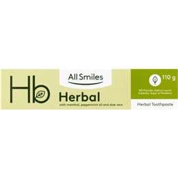 All Smiles Herbal Toothpaste 110g | Woolworths
