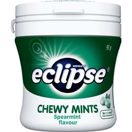 Eclipse Spearmint Chewy Mints Bottle 93g | Woolworths