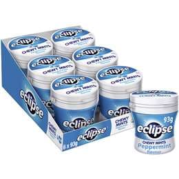 Eclipse Peppermint Chewy Mints Bottle 93g | Woolworths