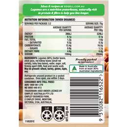 Edgell Four Bean Mix Picked & Soaked Canned Legumes 400g | Woolworths