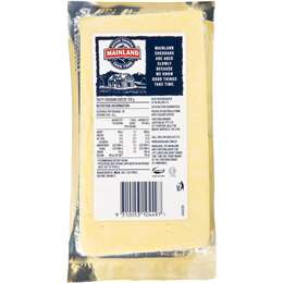 Mainland Tasty Cheese Block 750g | Woolworths