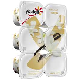 Yoplait Yoghurt Vanilla 175g X6 Pack | Woolworths