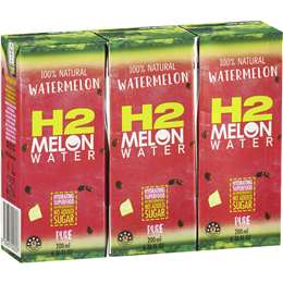H2coco Watermelon Water 3x200ml | Woolworths