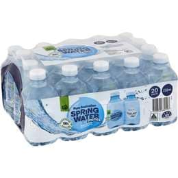 Woolworths Spring Water Minis 20x250ml | Woolworths