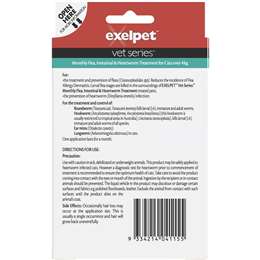 Exelpet Vet Series Flea Intestinal & Heartworm Treatment Cats Each ...