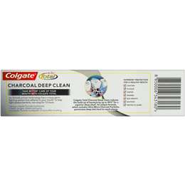 Colgate Total Charcoal Deep Clean 12 Hour Protection Toothpaste 110g ...
