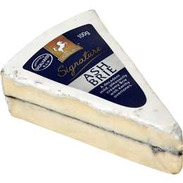 Signature Ash Brie Cheese Wedge 100g | Woolworths