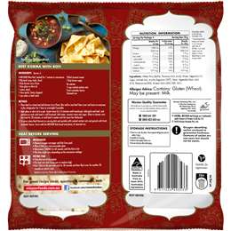 Mission Roti Bread Traditional 280g 4 Pack | Woolworths