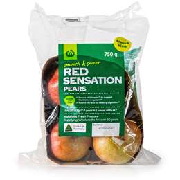 Woolworths Red Sensation Pear 750g | Woolworths