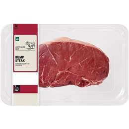 Woolworths Beef Rump Steak Medium 270g - 750g | Woolworths