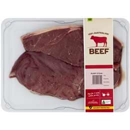 Woolworths Beef Rump Steak Large 700g - 1.3kg | Woolworths