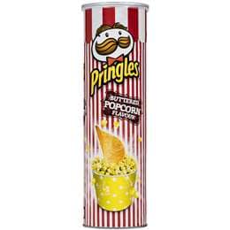 Pringles Butter Popcorn Chips 134g | Woolworths
