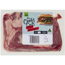 Woolworths The Cooks Cuts Beef Brisket 550g - 1.1kg | Woolworths
