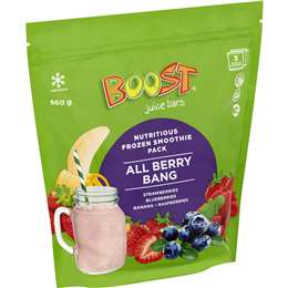 Boost Smoothie Mix All Berry Bang 3 Pack | Woolworths