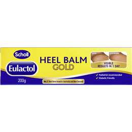 Scholl Eulactol Heel Balm Gold 200ml | Woolworths