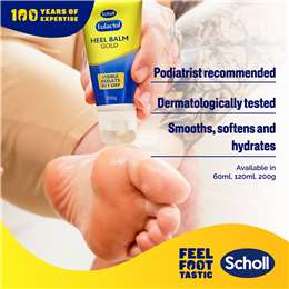 Scholl Eulactol Heel Balm Gold 200ml | Woolworths