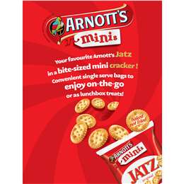 Arnott's Jatz Mini Multipack 184g | Woolworths
