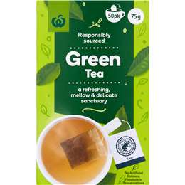 Woolworths Green Tea 50 Pack | Woolworths