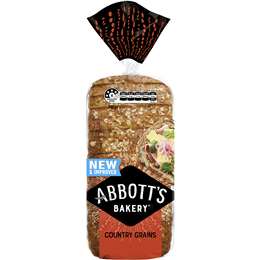 Abbott's Bakery Country Grains Sandwich Slice Bread Loaf 800g | Woolworths