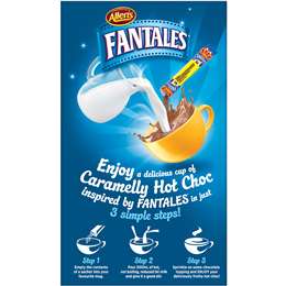 Allen's Fantales Hot Drinking Chocolate 10 Pack | Woolworths