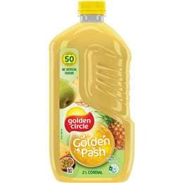 Golden Circle Cordials Golden Pash Cordial 2l | Woolworths