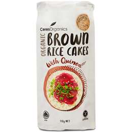 Ceres Organics Rice Cakes Quinoa 110g | Woolworths