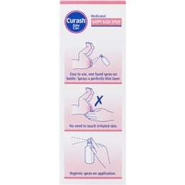 Curash Medicated Nappy Rash Spray 50ml | Woolworths