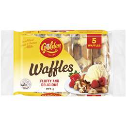 Golden Waffles Fluffy & Delicious 5 Pack | Woolworths
