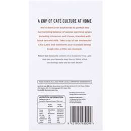 Avalanche Chai Latte Cafe Style Sachets 10 Pack | Woolworths