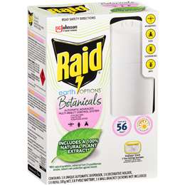 Raid Earth Options Botanicals Multi-insect Automatic System 185g ...