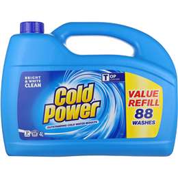 Cold Power Top Loader Liquid Regular 4l | Woolworths